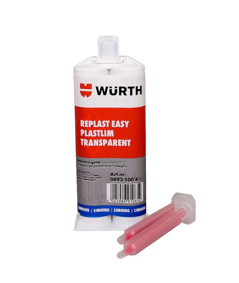 Plastlim, Transparent 2K | Wurth.se