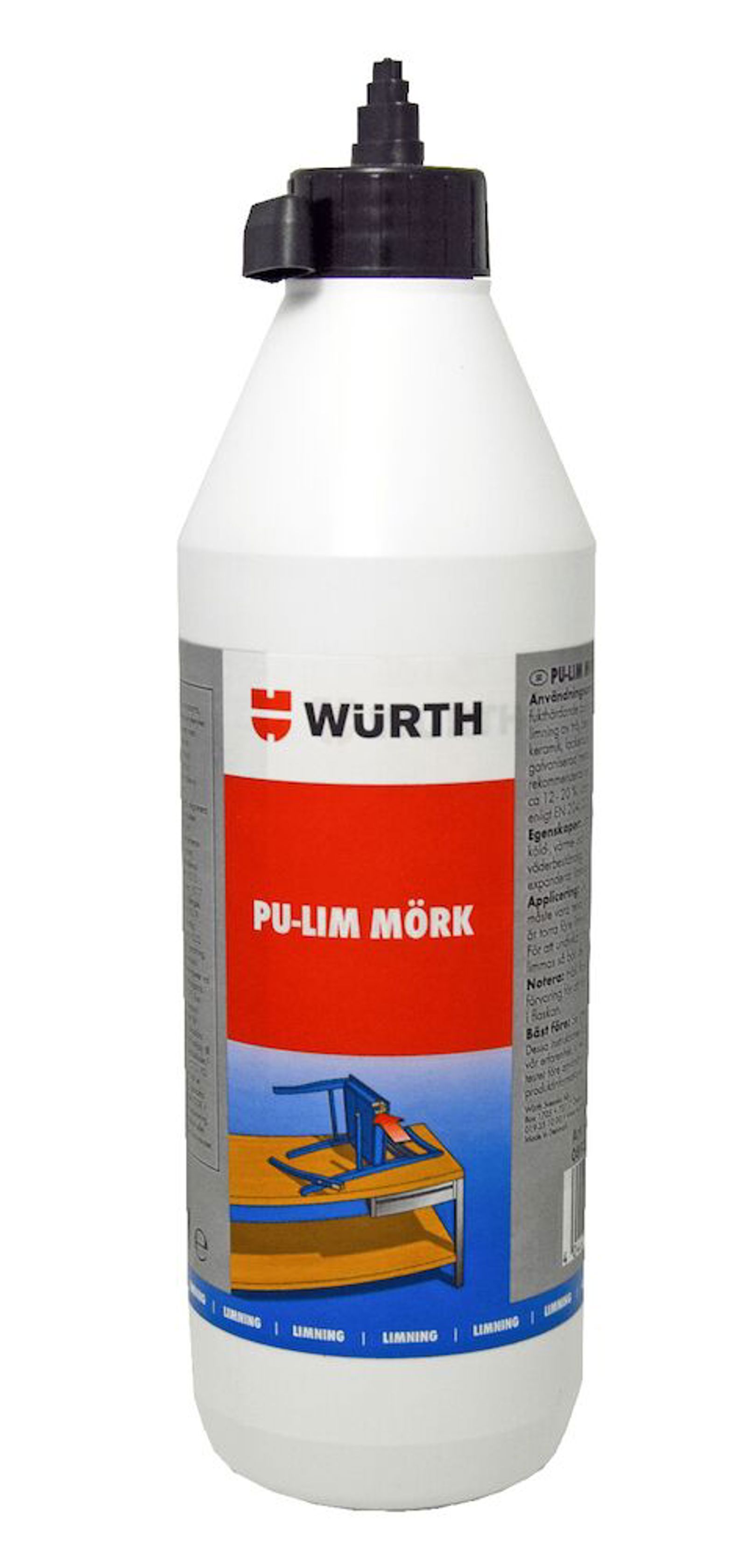 Trälim, PU lim mörk | Wurth.se
