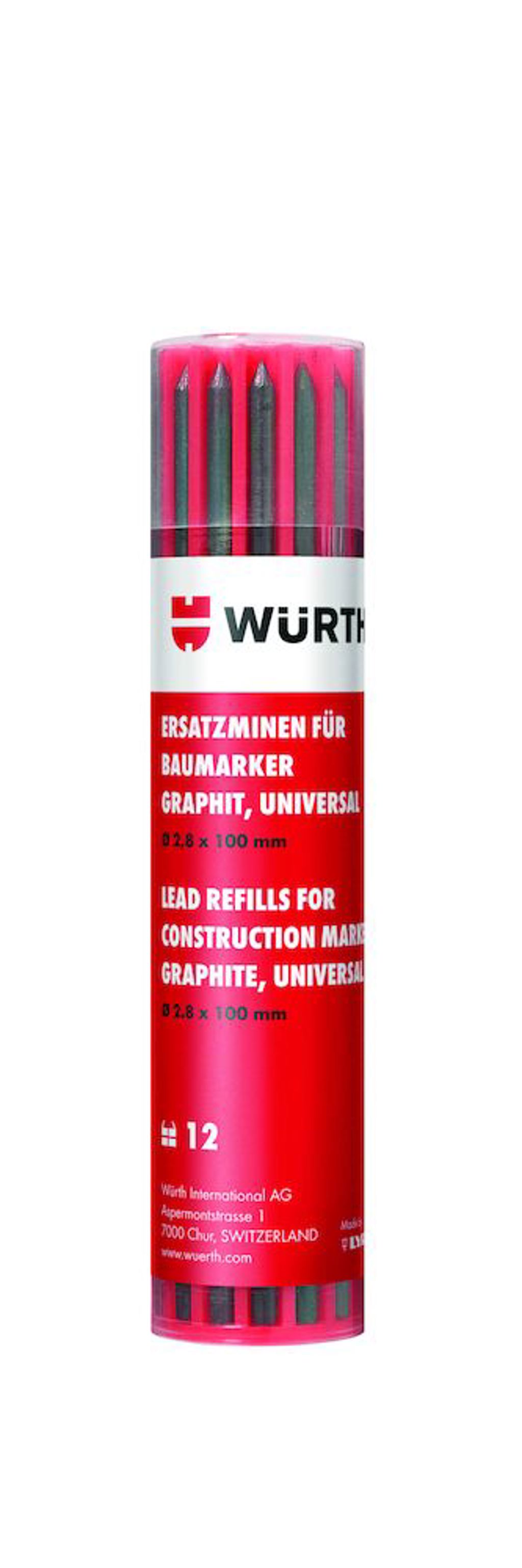 Stift blyerts 12-pack | Wurth.se