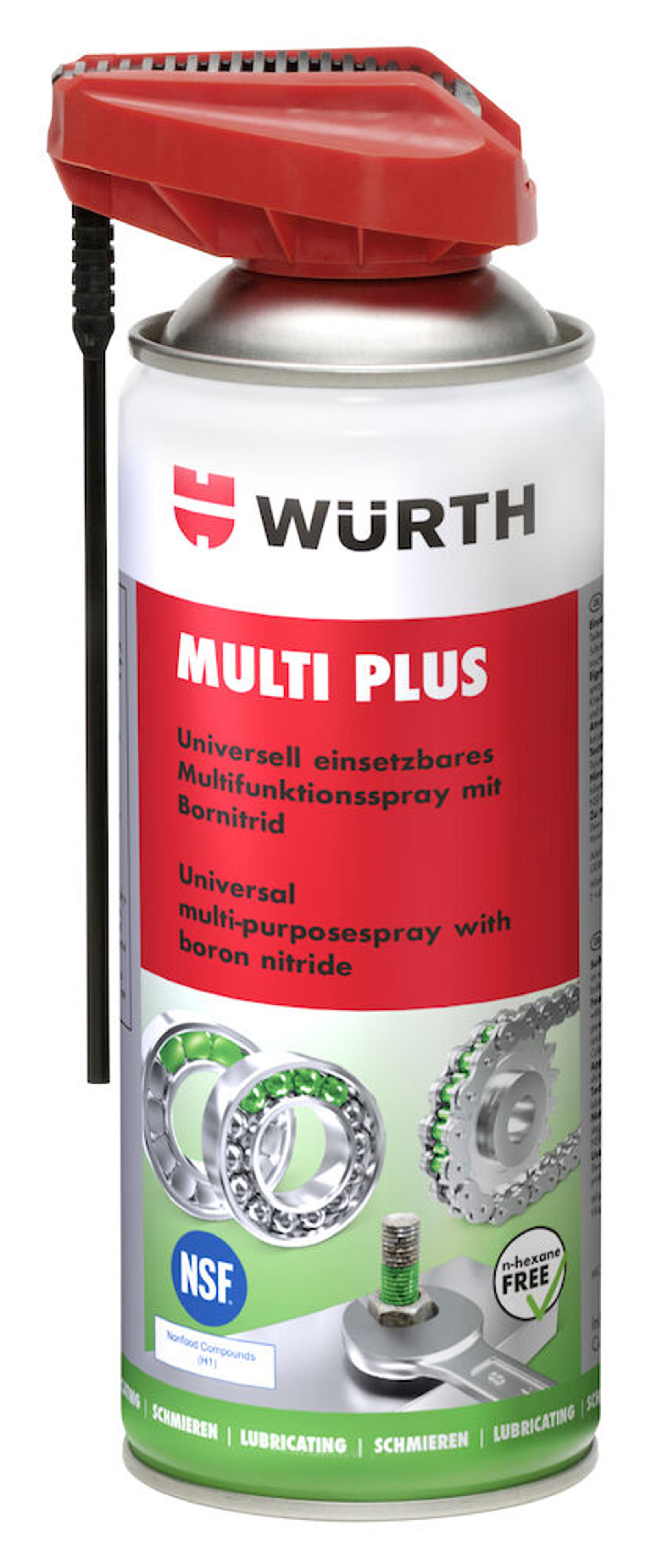 Smörjspray livsmedelsgodkänd, Multi Plus | Wurth.se