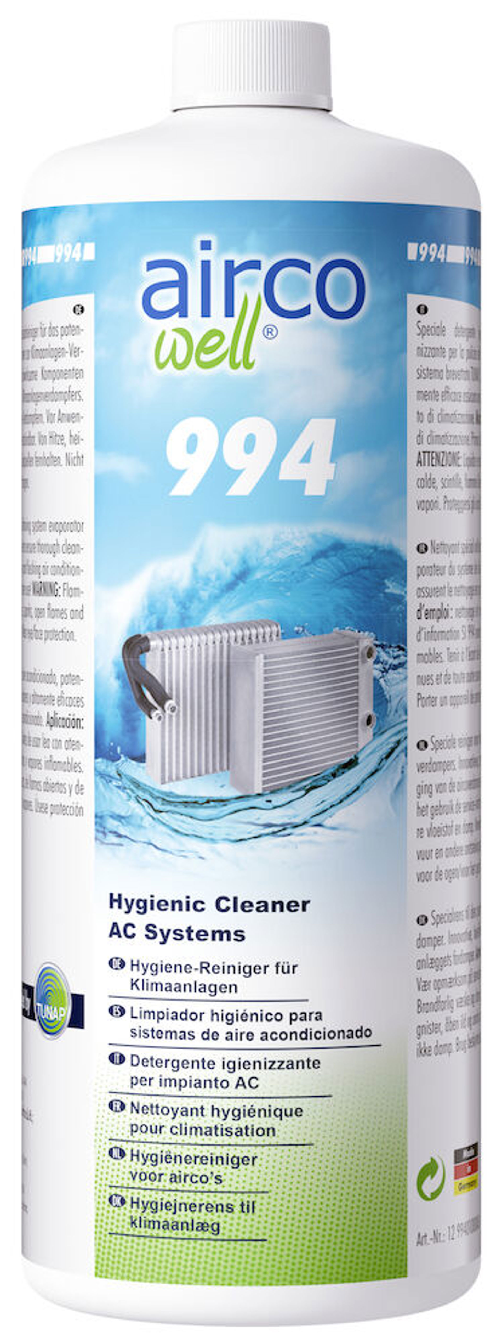 Tunap 994 Airco well® klimatsystemrengöring | Wurth.se