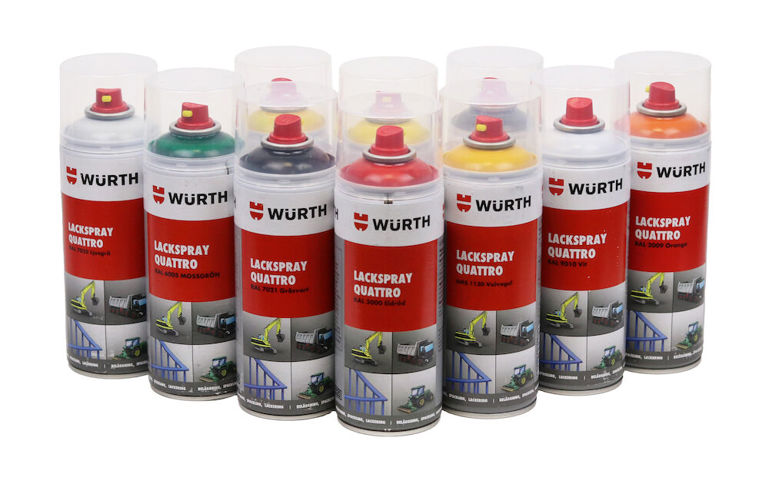 Lackspray Quattro | Wurth.se
