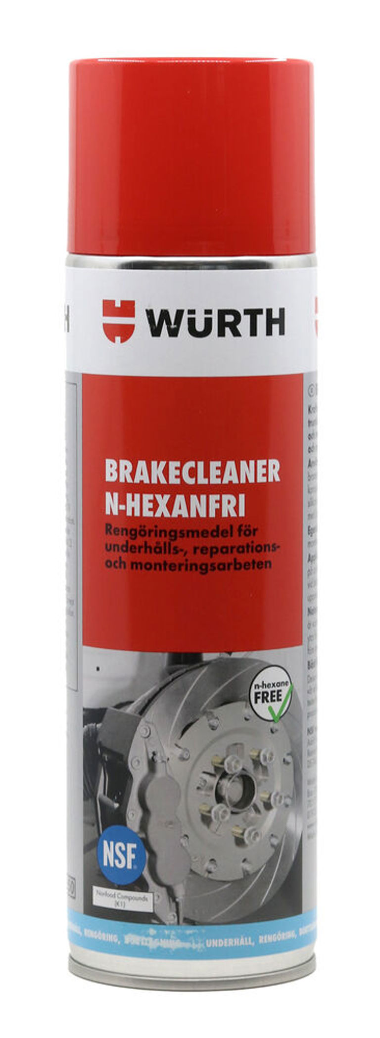 Brakecleaner N-hexanfri | Wurth.se